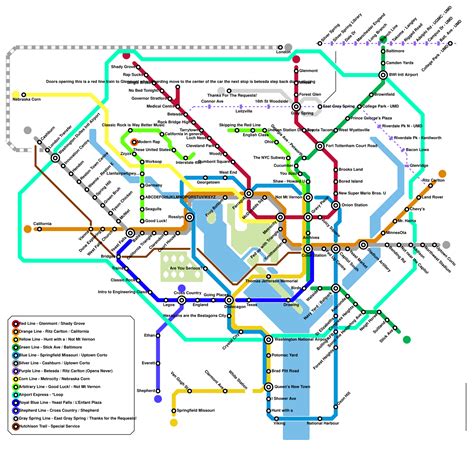 Washington Metro Map Maker