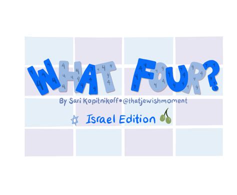 What Four Pesachpassover Puzzles Find The 4 Sets Of 4 Words — That