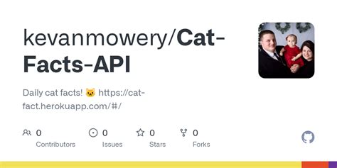 Github Kevanmowery Cat Facts Api Daily Cat Facts 🐱 Cat