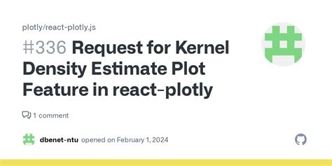 Request For Kernel Density Estimate Plot Feature In React Plotly · Issue 336 · Plotlyreact