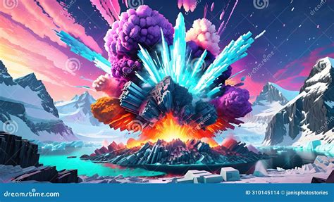 Nuke Explosive In Antarctica Grand Exploding Minecraft World Texture