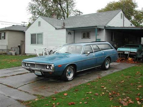 1972 Dodge Coronet Station Wagon In Vintage Blue