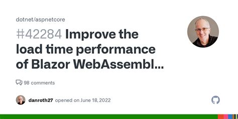 Improve The Load Time Performance Of Blazor Webassembly Apps On Low End Mobile Devices · Issue