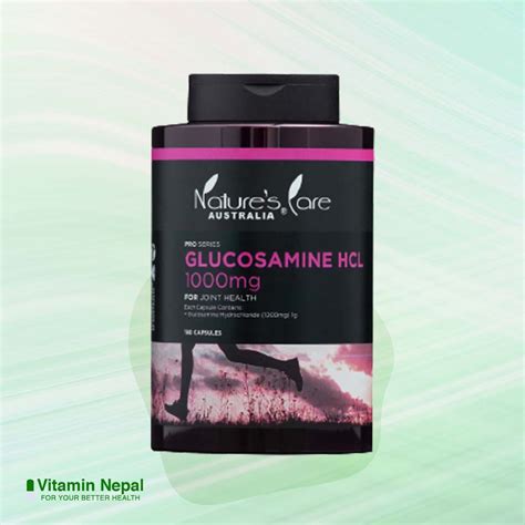 Natures Care Glucosamine Hcl 1000 Mg 180 Capsules Vitamin Nepal