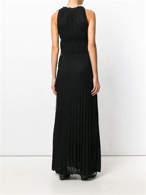 M Missoni Pleated Maxi Dress 1222 Lookastic