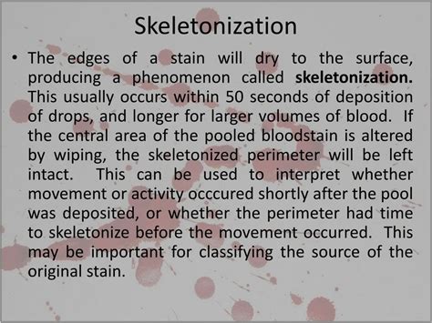 Ppt Blood Stain Pattern Interpretation Powerpoint Presentation Free