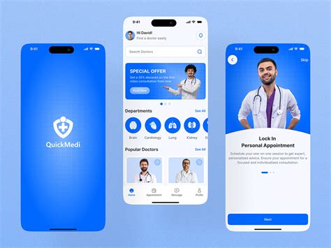 Doctor Appointment Booking And Consulting App Ui Design Behance