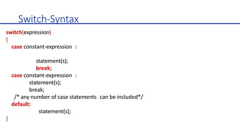 C Operators And Control Structurespptx