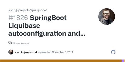 springboot liquibase autoconfiguration and rollbacks · issue 1826
