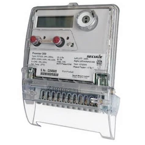 Secure 3 Phase Tvm Meter Premier Model Premier 300 At Best Price In New Delhi