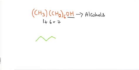 Solved Draw The Correct Bond Line Structure For The Following Compound Ch3 Ch2 6oh