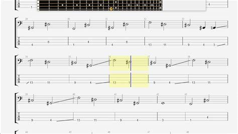 Branch Michelle All You Wanted Bass Guitar Tab Youtube