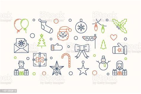 새해 복 많이 받으세요 개요 크리에이 티브 벡터 일러스트 레이 션 12월에 대한 스톡 벡터 아트 및 기타 이미지 12월 2023년 갈란드 장식품 Istock