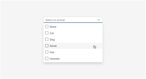 React Dropdown Fluent 2 Design System