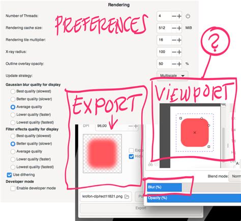 Blur Effect Exports Well But Not Visible In Inkscape Viewport