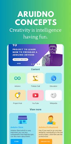 Arduino Concepts Androidアプリ APPLION