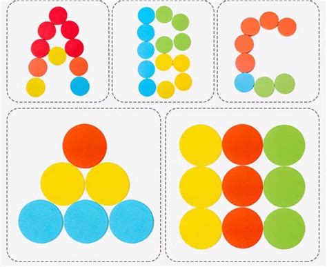 Montessori Wooden Coin Colour Sorting And Colour Recognition Toy