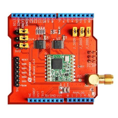 Lora Shield Wireless Transmitter 433mhz Buy Online At Low Price In