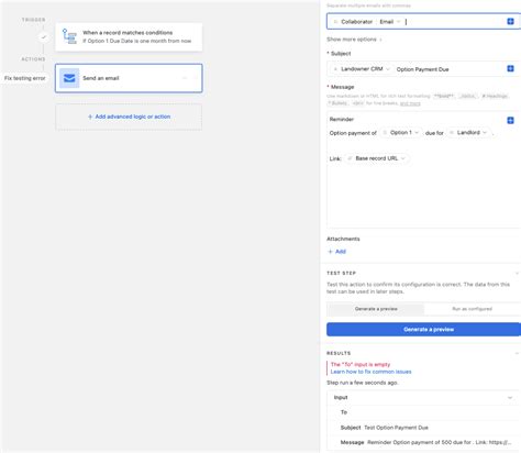 Automation When Record Matches Conditions When X Is One Month From Now Airtable Community