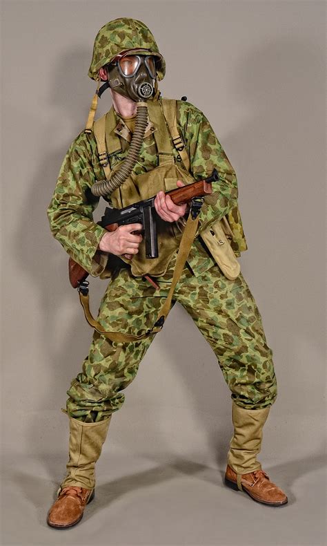 Military Uniform Us Soldiers Ww2 Usmc Camo 01 By Mazuskarl On Deviantart