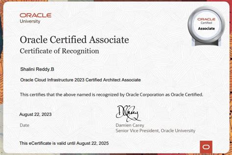 B Shalini Reddy On Linkedin Oracle Certified Klhuniversity