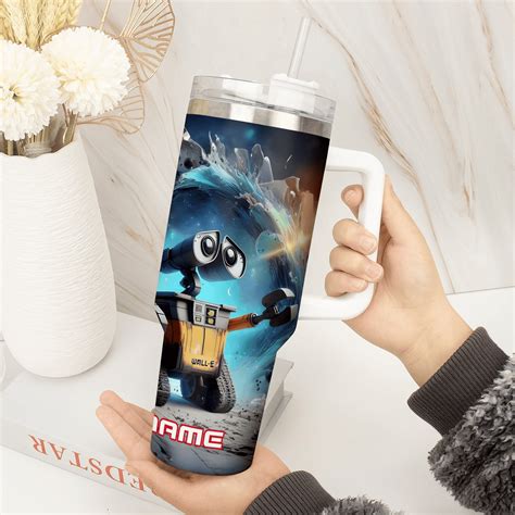 Wall E And Eve Movies Custom Stanley Cup 40 Oz 30 Oz Tumbler With