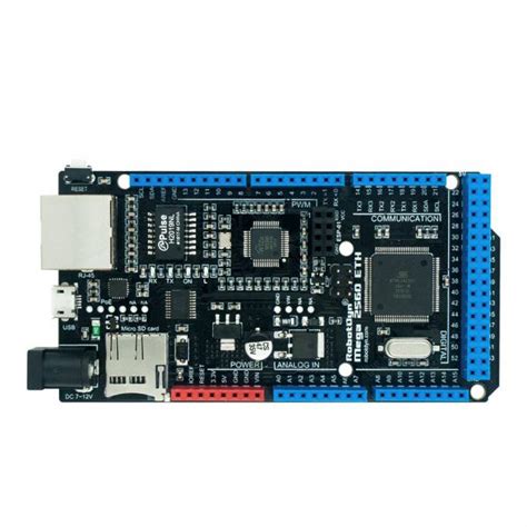 Контролер Mega2560 Eth R3 з Atmega2560 та W5500 від Robotdyn купити в Києві та Україні