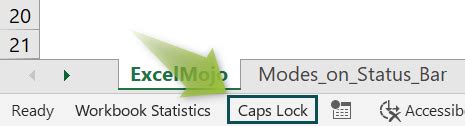 Status Bar In Excel Modes Views Functions How To Customize