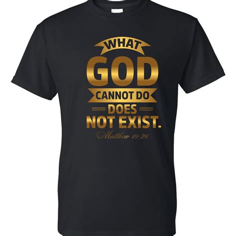 What God Cannot Do Does Not Exist Black Welcome To Kairos Prints Store