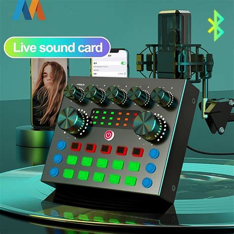 SOUND CARD V s pro CÓ LOẠI BLUETOOTH chế độ Autu tune phiên bản tiếng anh Shopee Việt Nam