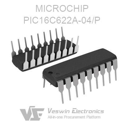 PIC16C622A 04 P MICROCHIP Processors Microcontrollers Veswin Electronics