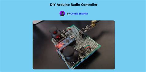 Choaib Elmadi On Linkedin Diy Radio Controller With Arduino Nano The