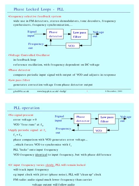 Phase Sensitive Detection Pdf Detector Radio Sound Production