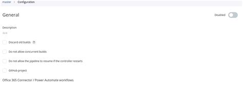 Disabeled Branch On Multibranch Pipeline Project Can Not Be Enabled