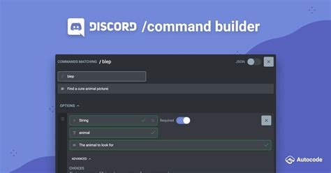 Discord Slash Command Builder Discordapp