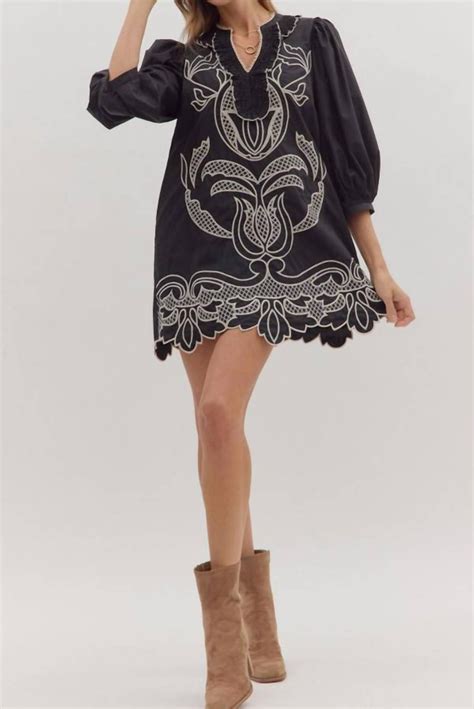 Entro Puff Half Sleeve Mini Dress Snagged And Bagged