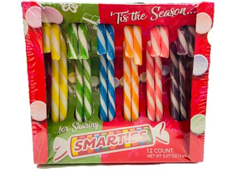 Smarties Candy Canes Sweet Escape Candy Emporium