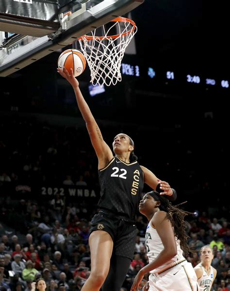 Aja Wilson Who Helped The Las Vegas Aces Win Their 1st Wnba Title