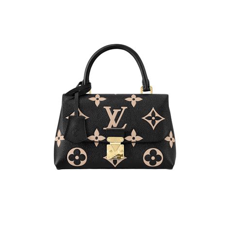 루이비통 마들렌 Bb 바이컬러 모노그램 앙프렝뜨 블랙 베이지 Louis Vuitton Kream