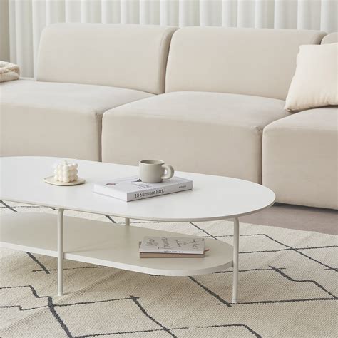 거실·소파테이블 미떼 라운드형 레이어드 1200 소파 거실테이블 3colors 오늘의집 쇼핑