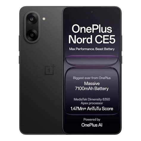 Buy Oneplus Nord Ce5 128 Gb 8 Gb Ram Black Infinity Mobile Phone At