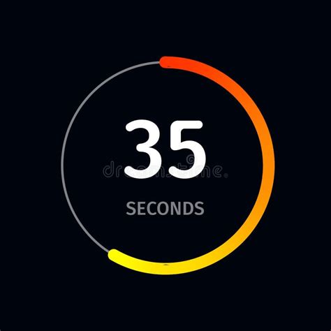 Countdown Timer Or Digital Counter Clock Vector Flat Circle Icon For
