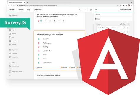 Form Builder With Native Angular Rendering Surveyjs Medium