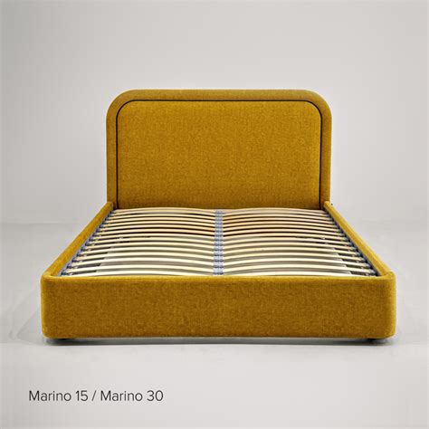 Мягкая кровать Лукас с изголовьем и радиусными углами