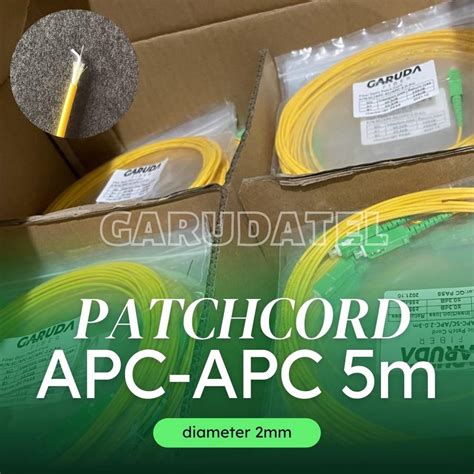 Jual Patch Cord Sc Apc Apc 2mm 5 Meter Shopee Indonesia