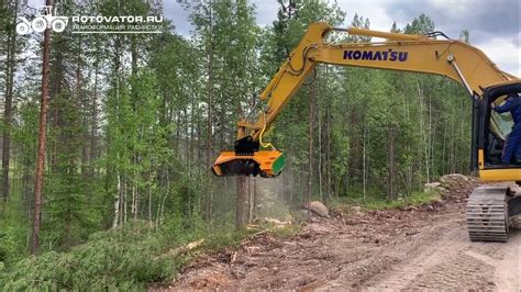 ГИДРАВЛИЧЕСКИЙ ИЗМЕЛЬЧИТЕЛЬ Serrat Cabezal F4 T 1600 на 20 ти тонном ЭКСКАВАТОРЕ Komatsu Pc210