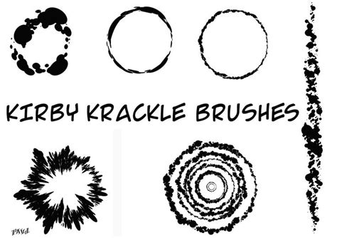 Kirby Krackle Brushes By Pascal Verhoef Kirby Art Kirby Comic Drawing