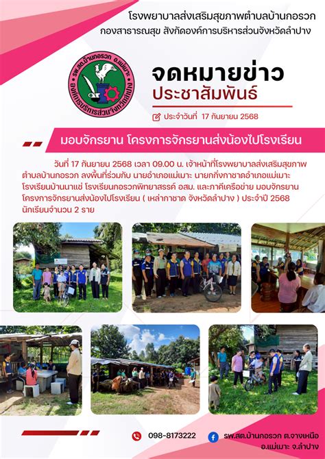 กองสาธารณสุข องค์การบริหารส่วนจังหวัดลำปาง