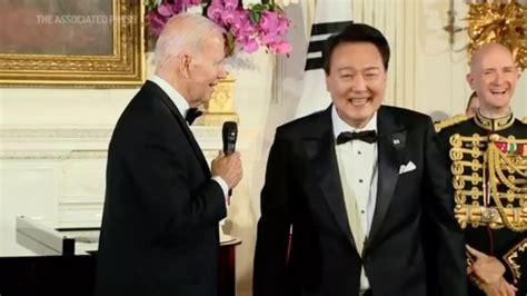 South Korean President Yoon Briefly Sings American Pie At The White