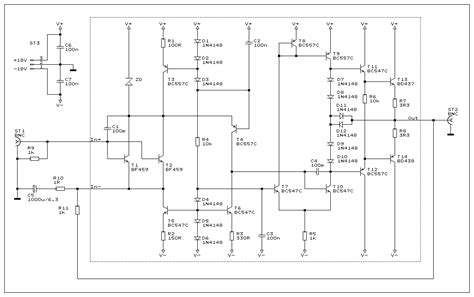 Pre Amp Transistor Circuit Diagram